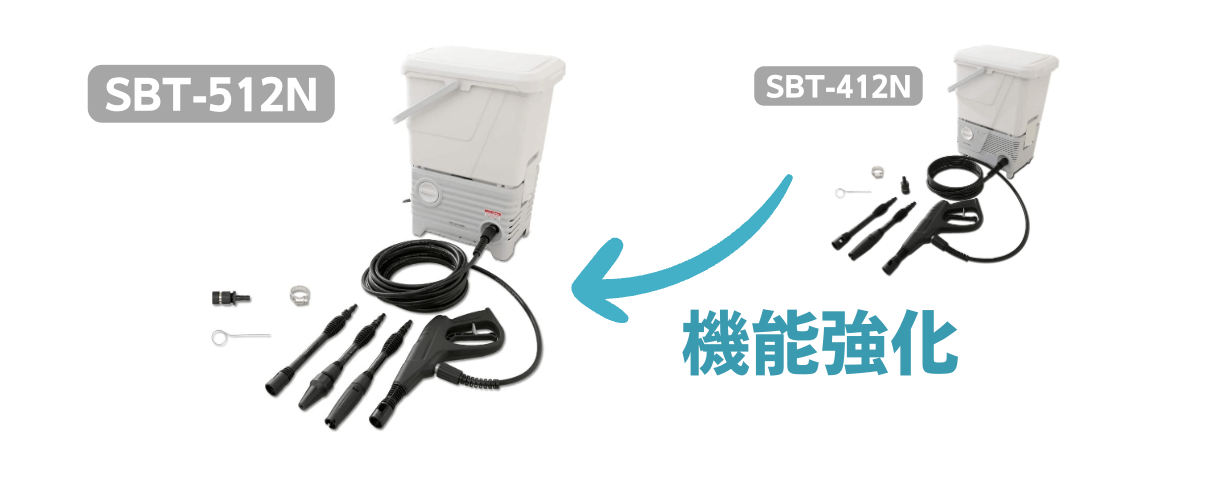 アイリスオーヤマのタンク式高圧洗浄機をレビュー！SBT-412N/512N/SDT-L01Nの違いも解説 | 高圧洗浄機おたくの洗車&掃除サイト